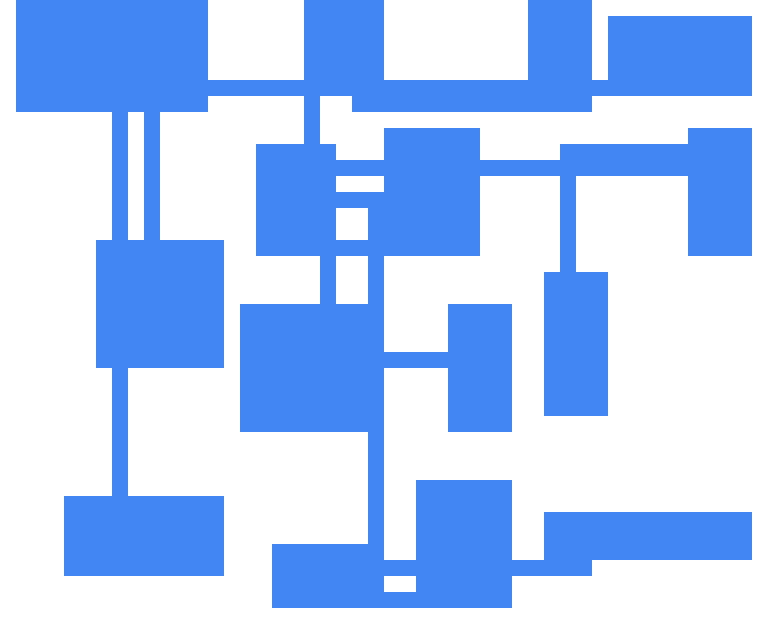 Procedural level generation using Binary Space Partitioning in Rust | James Baum