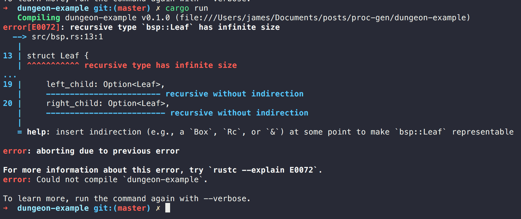 Procedural Level Generation Using Binary Space Partitioning In Rust James Baum